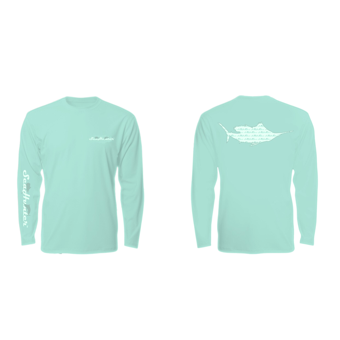 SeaHunter Seafoam Green Drifit long sleeve – Seahunter Apparel
